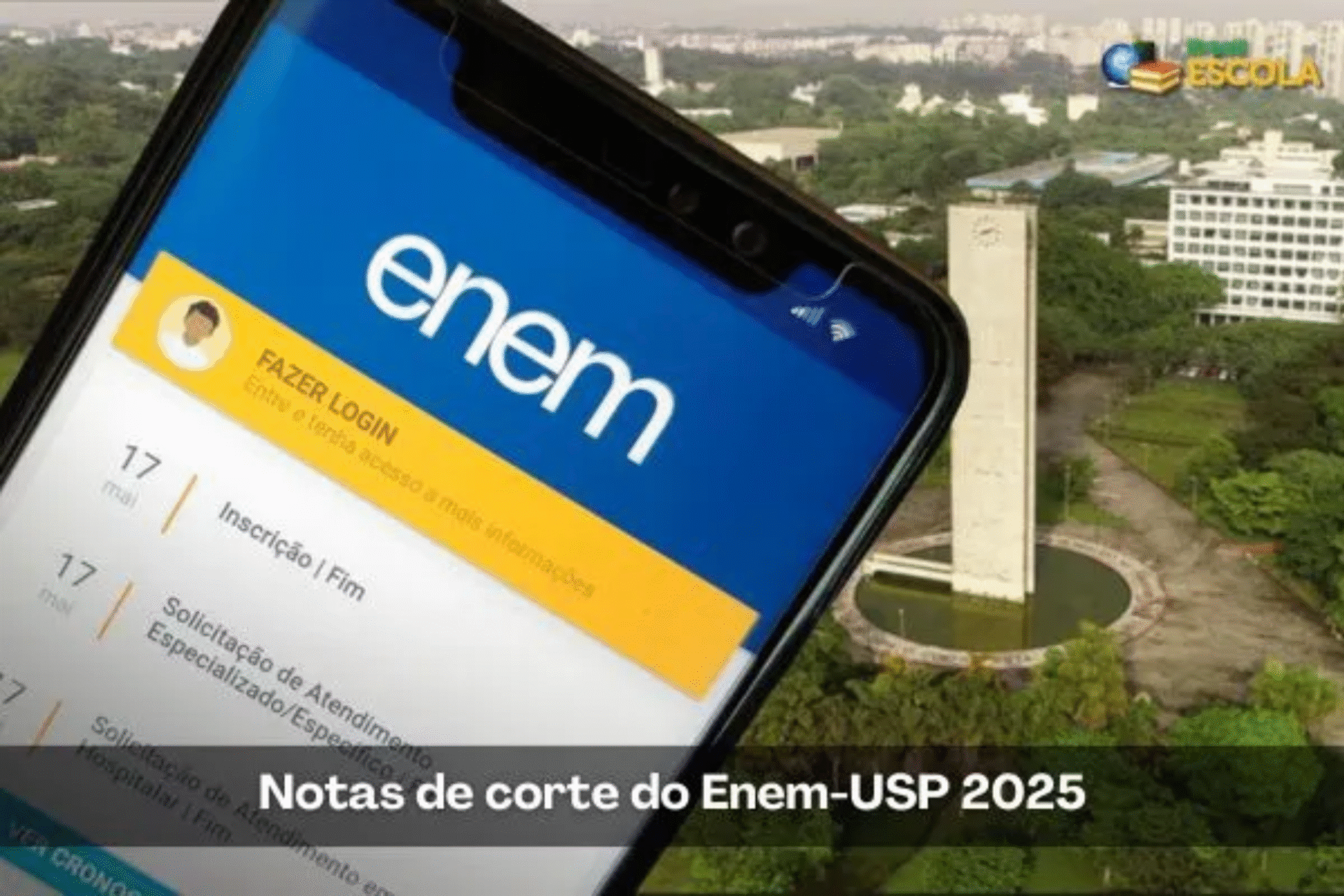 Enem-USP 2025: Divulgação das maiores e menores pontuações