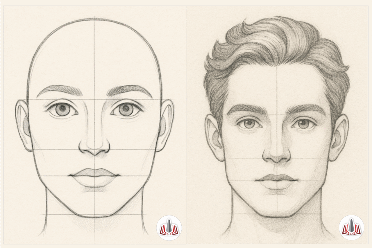Como Fazer Desenho Aprenda O Passo A Passo Fazer Um Rosto Humano
