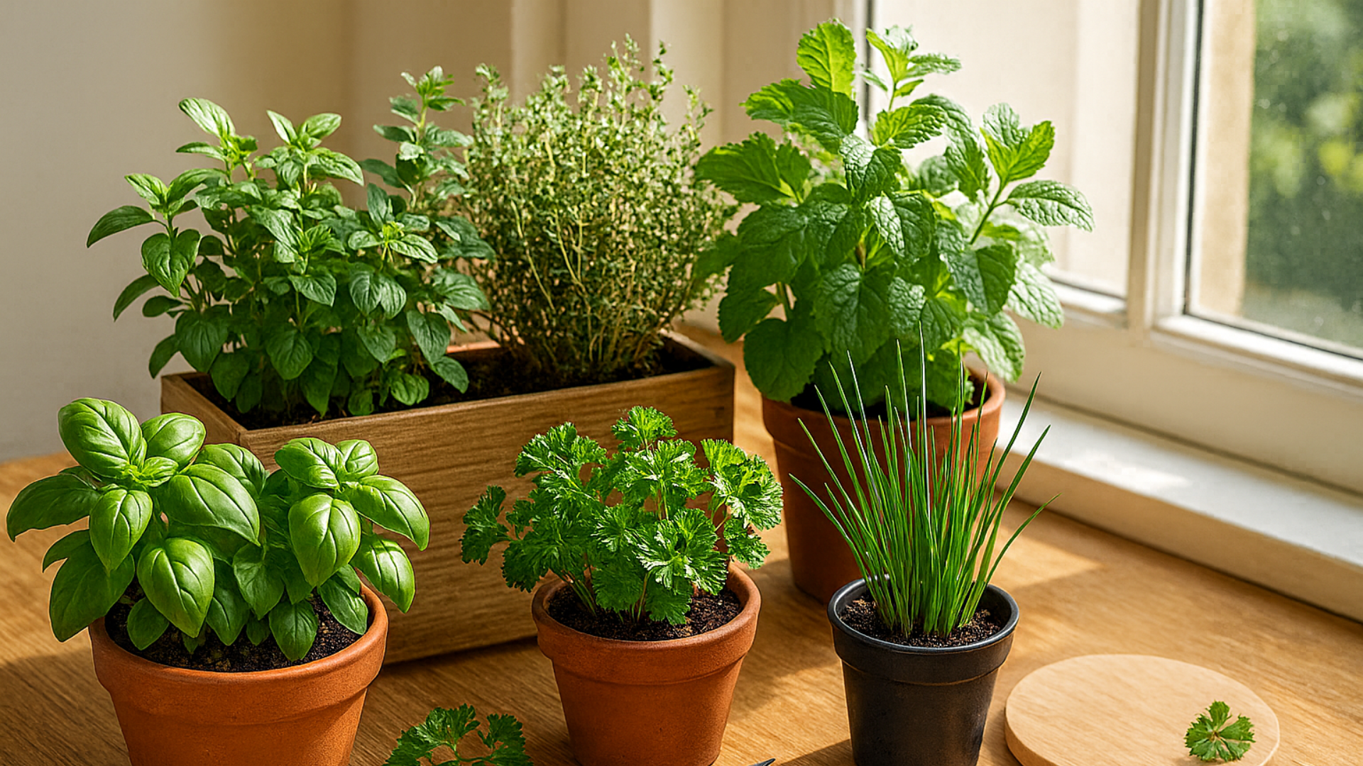 Como fazer uma mini horta em casa e colher temperos o ano inteiro — um ...