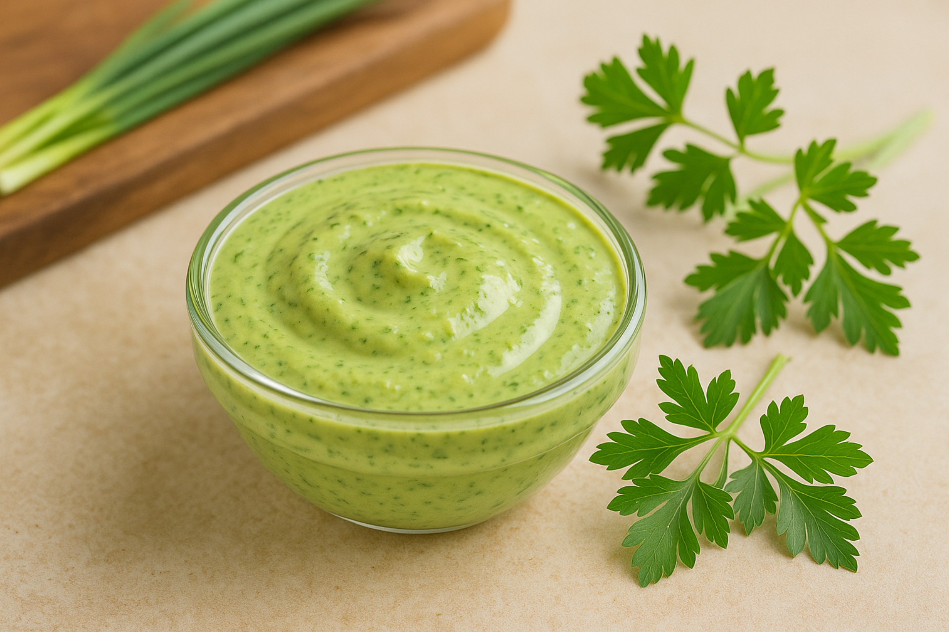 Molho verde cremoso: o sabor que transforma qualquer prato em algo ...