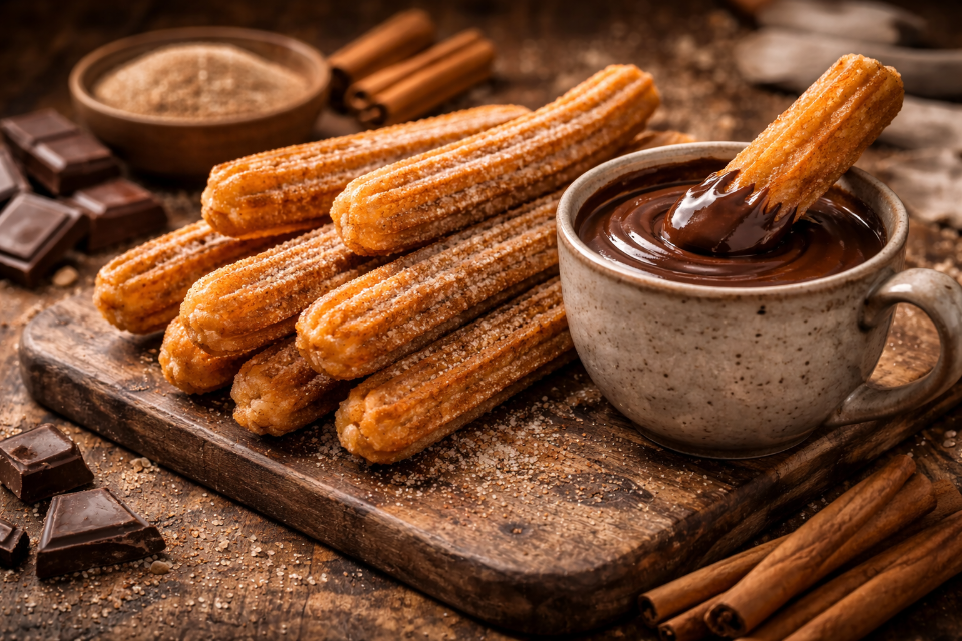 Churros com chocolate: a combinação clássica que atravessa gerações e ...