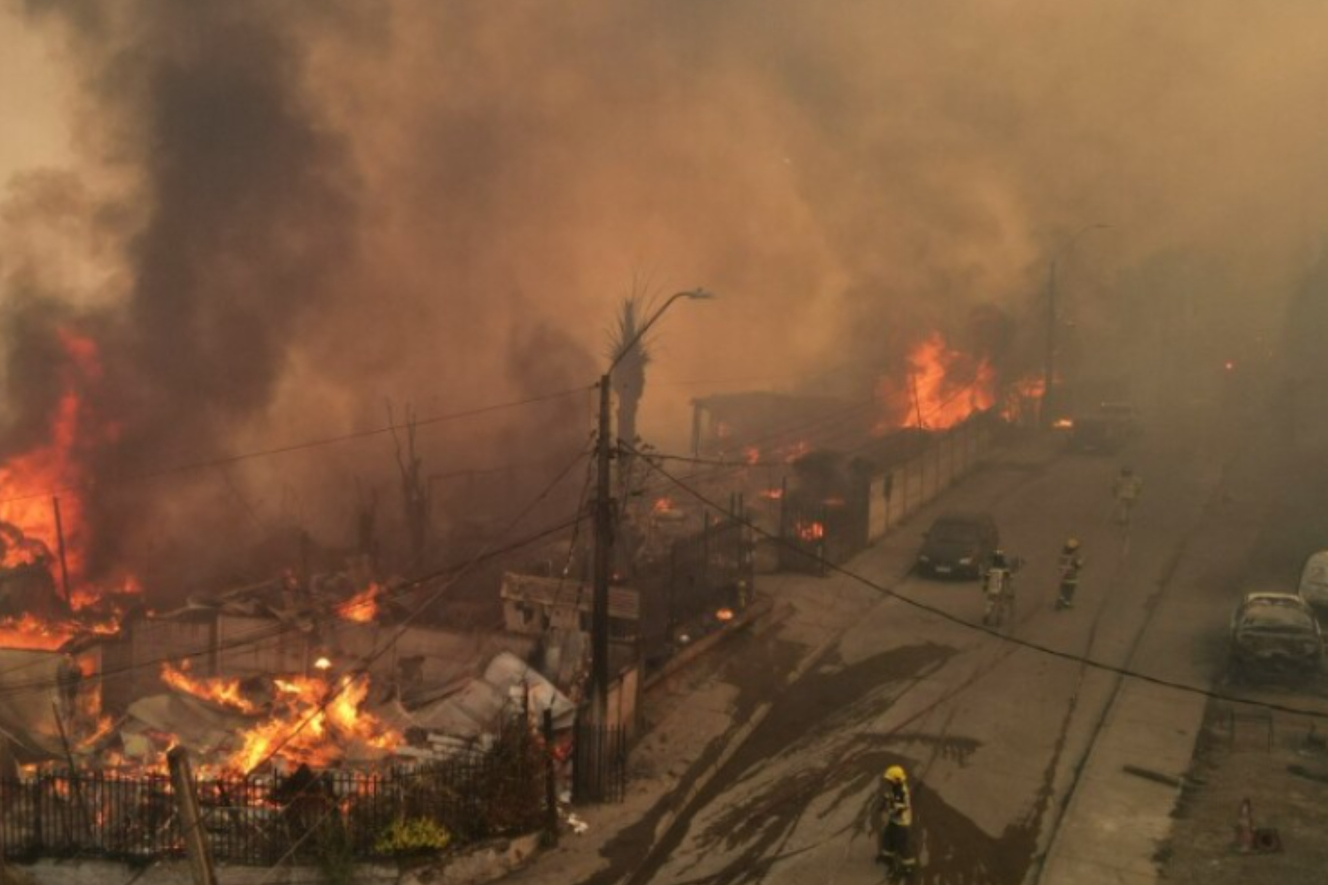 Chile declara estado de catástrofe por incêndio com 19 mortes