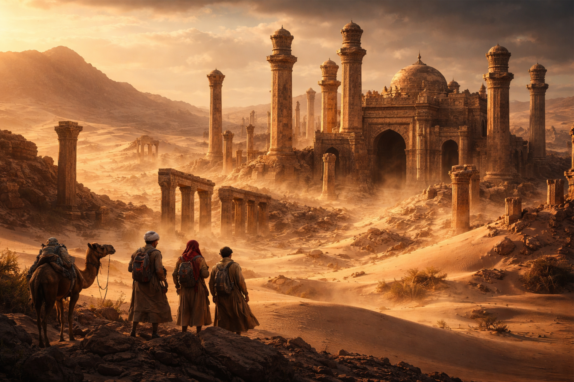 A cidade perdida que pode ter sido engolida pelo deserto em um único ...